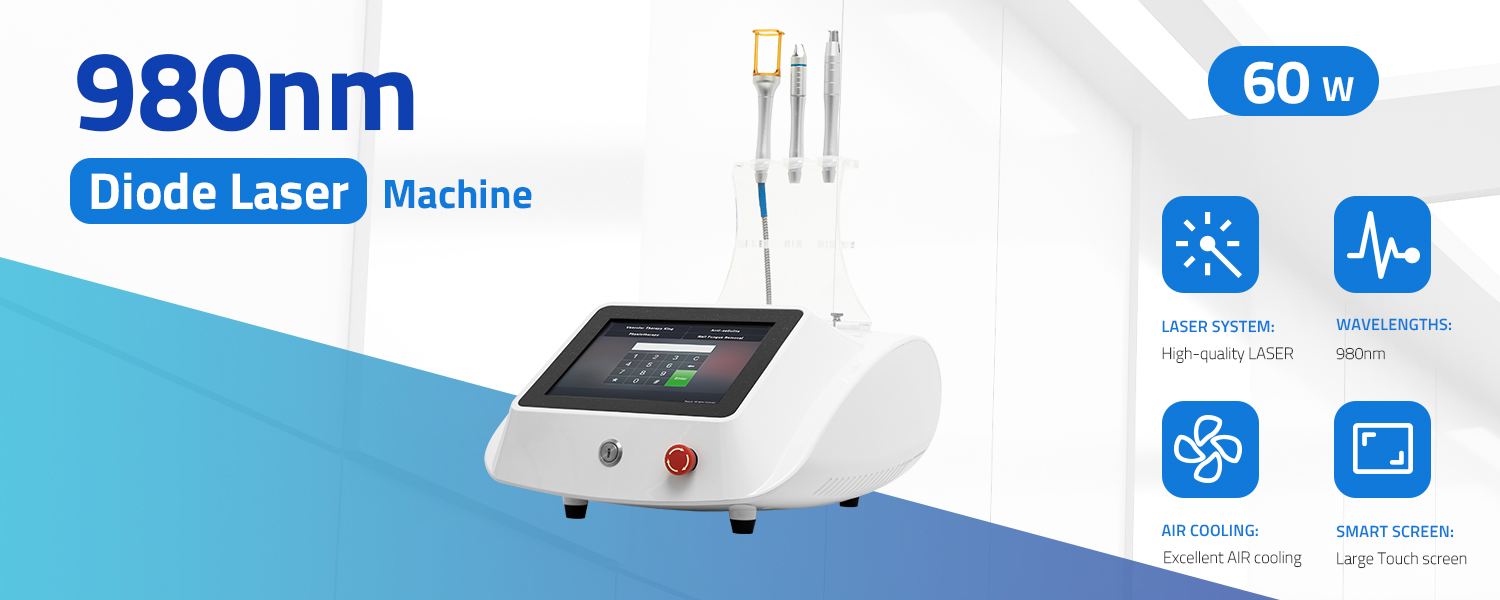 980nm diode spider vein removal laser machine